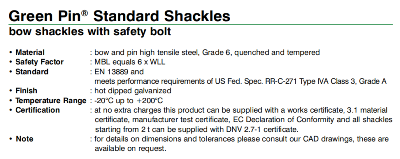 Shackle G-4163 - CÔNG TY CP LIÊN HỢP MEKONG